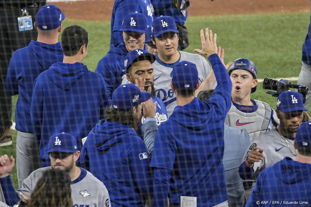 Dodgers trekken stand tegen Blue Jays gelijk in World Series