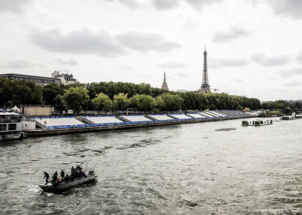 Seine nog te vervuild om in te zwemmen, triatlontraining op Spelen ...
