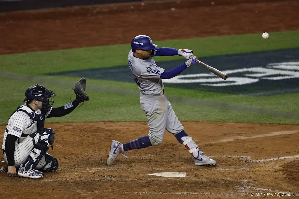Honkballers LA Dodgers winnen voor achtste keer de World Series