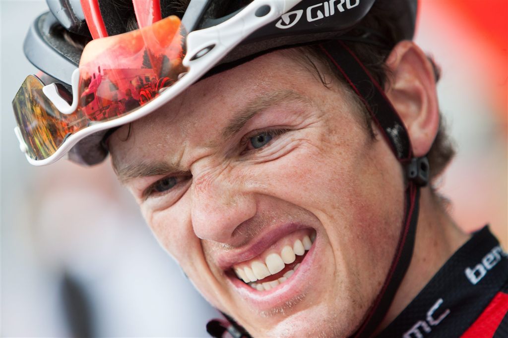 Etappezege Frank, Morton het geel