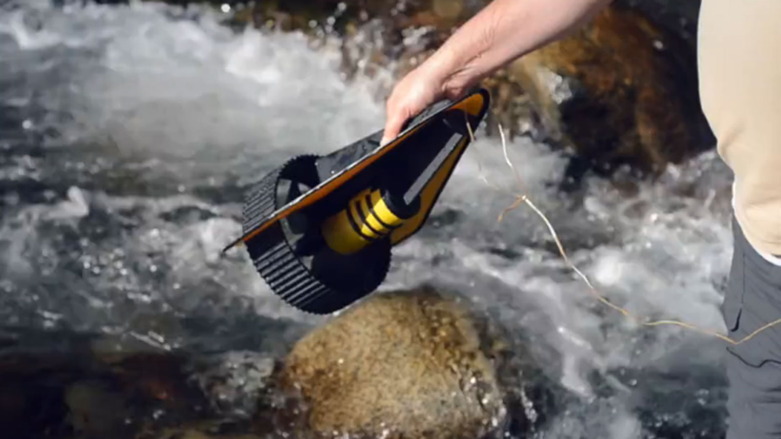 Gadgets opladen met stromend water