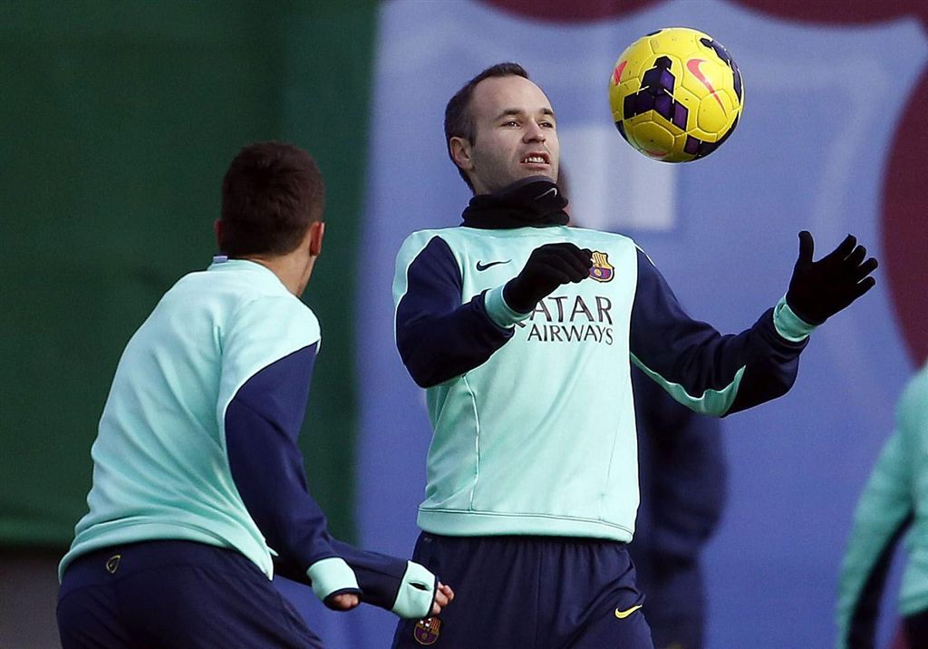 Barcelona zonder Iniesta en Afellay in return