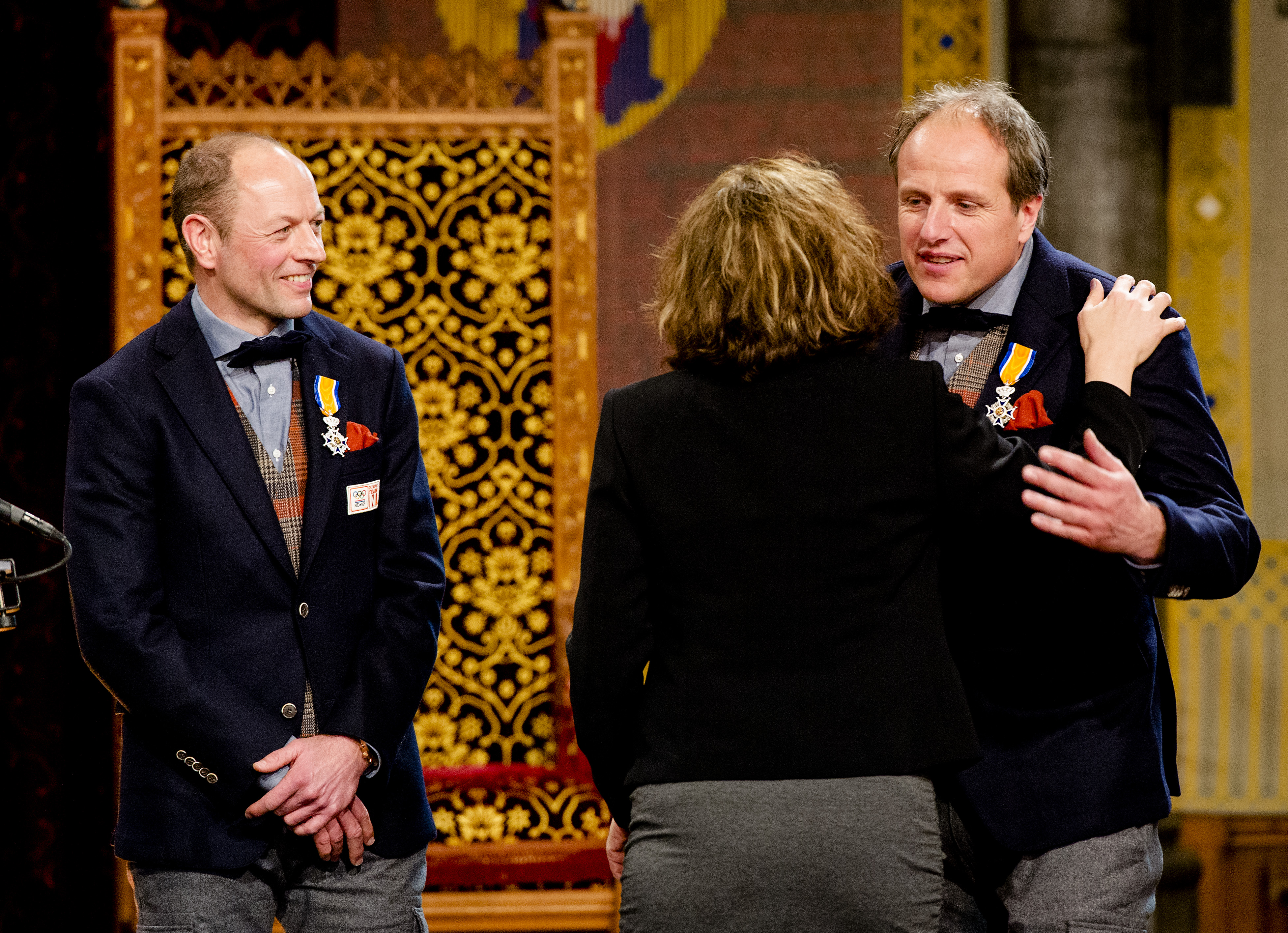 Ook schaatscoaches Kemkers en Orie onderscheiden