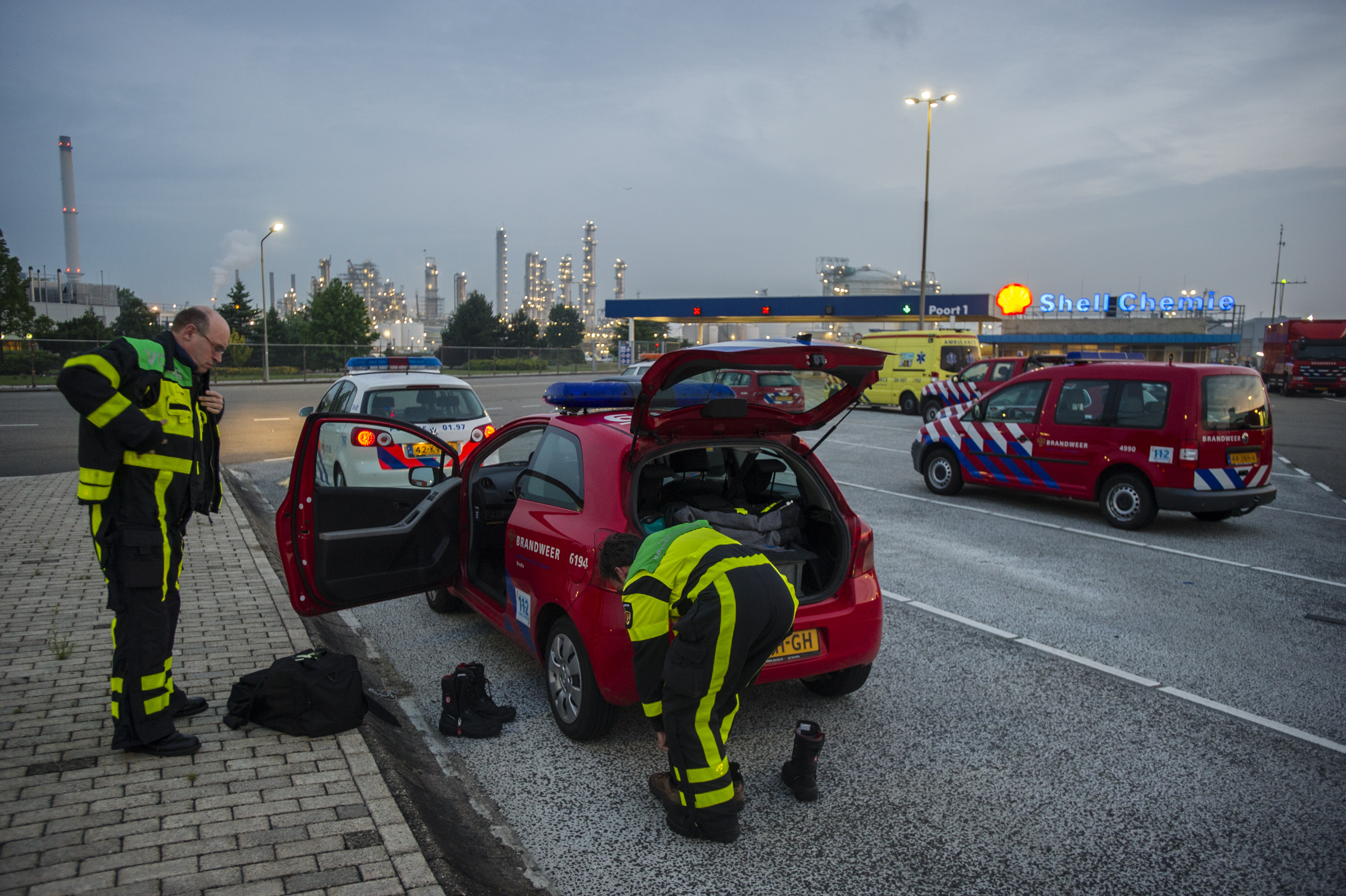 Brand Shell Moerdijk geblust