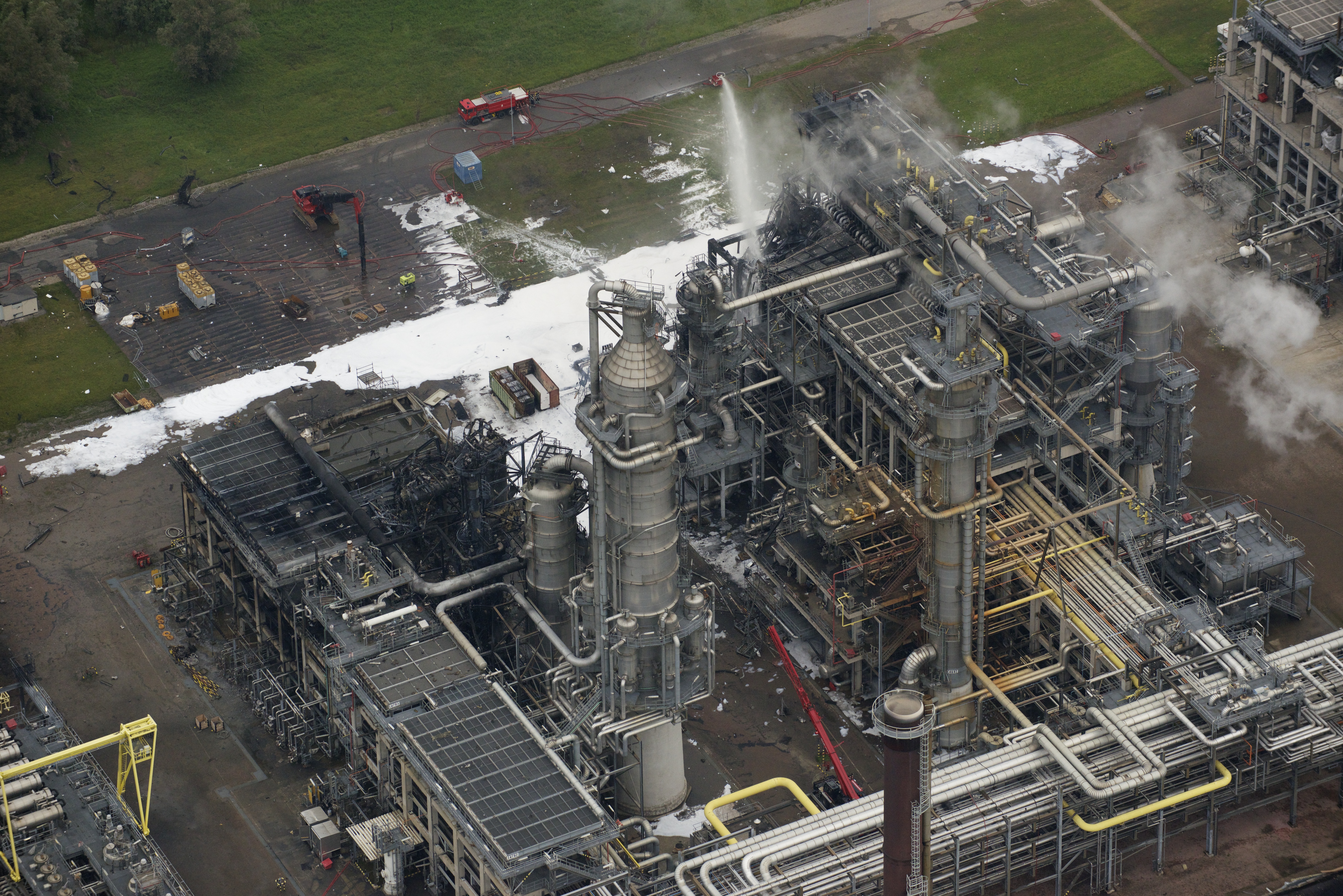 Geen schadelijke stoffen in water na explosie Shell