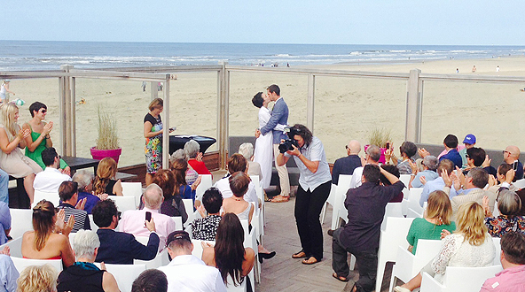 Dorian van Rijsselberghe doet bruiloft over op Texel