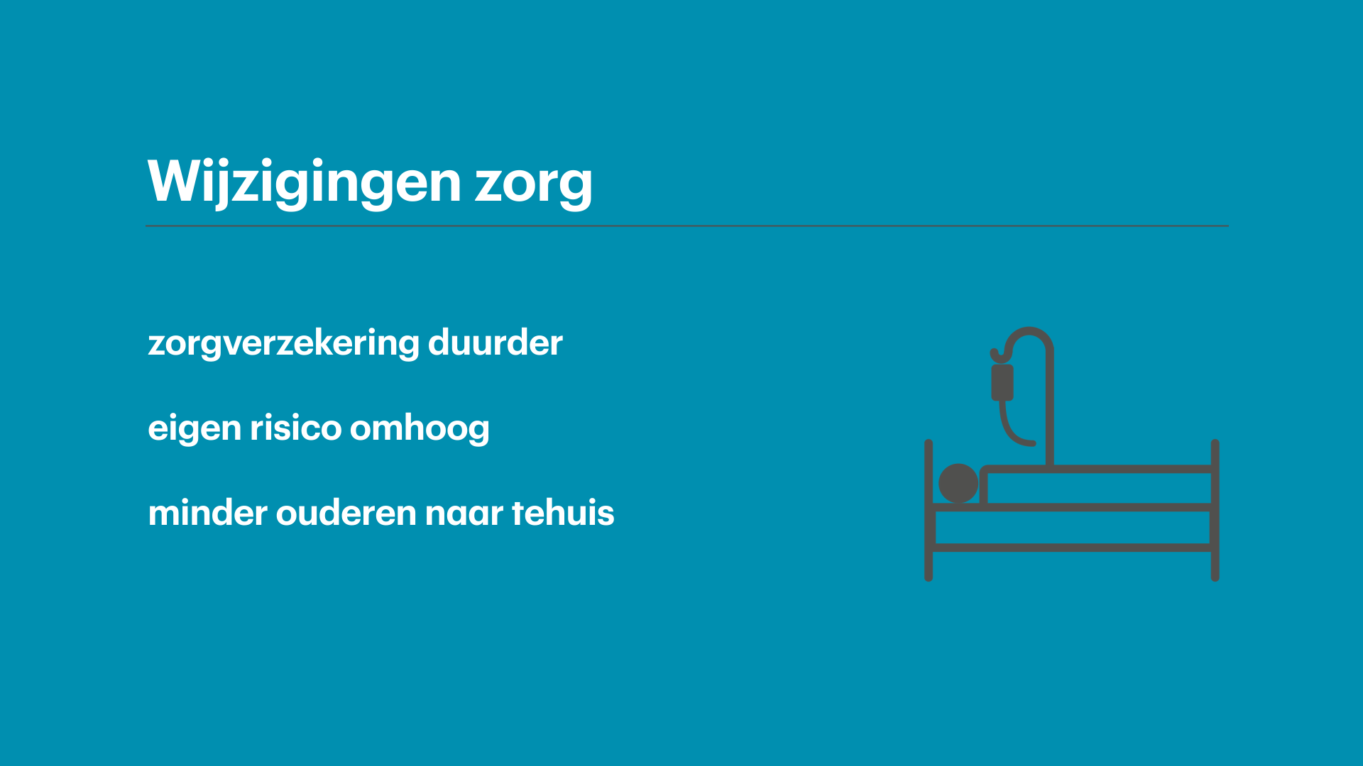 De belangrijkste wijzigingen in de zorg