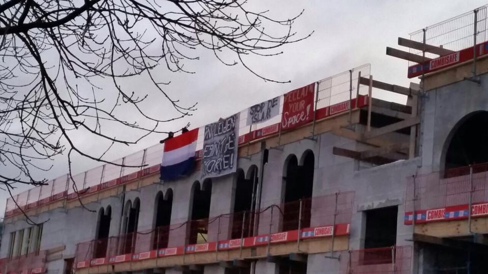 Vernielingen bij Leidse moskee