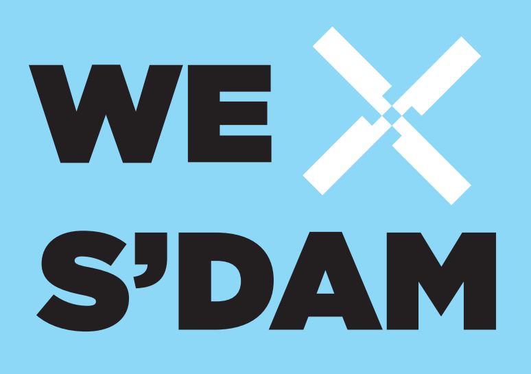 Conceptlogo Schiedam lijkt op hakenkruis