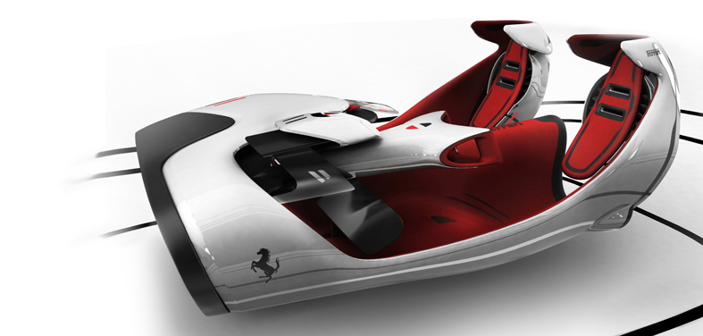 Zo ziet een Ferrari er in 2040 (misschien) uit