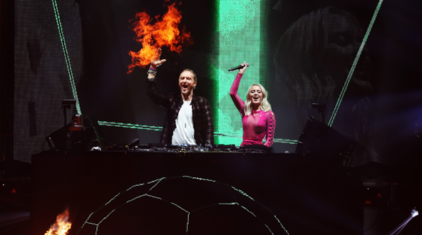 Feest! David Guetta en Zara Larsson openen EK-fanplein