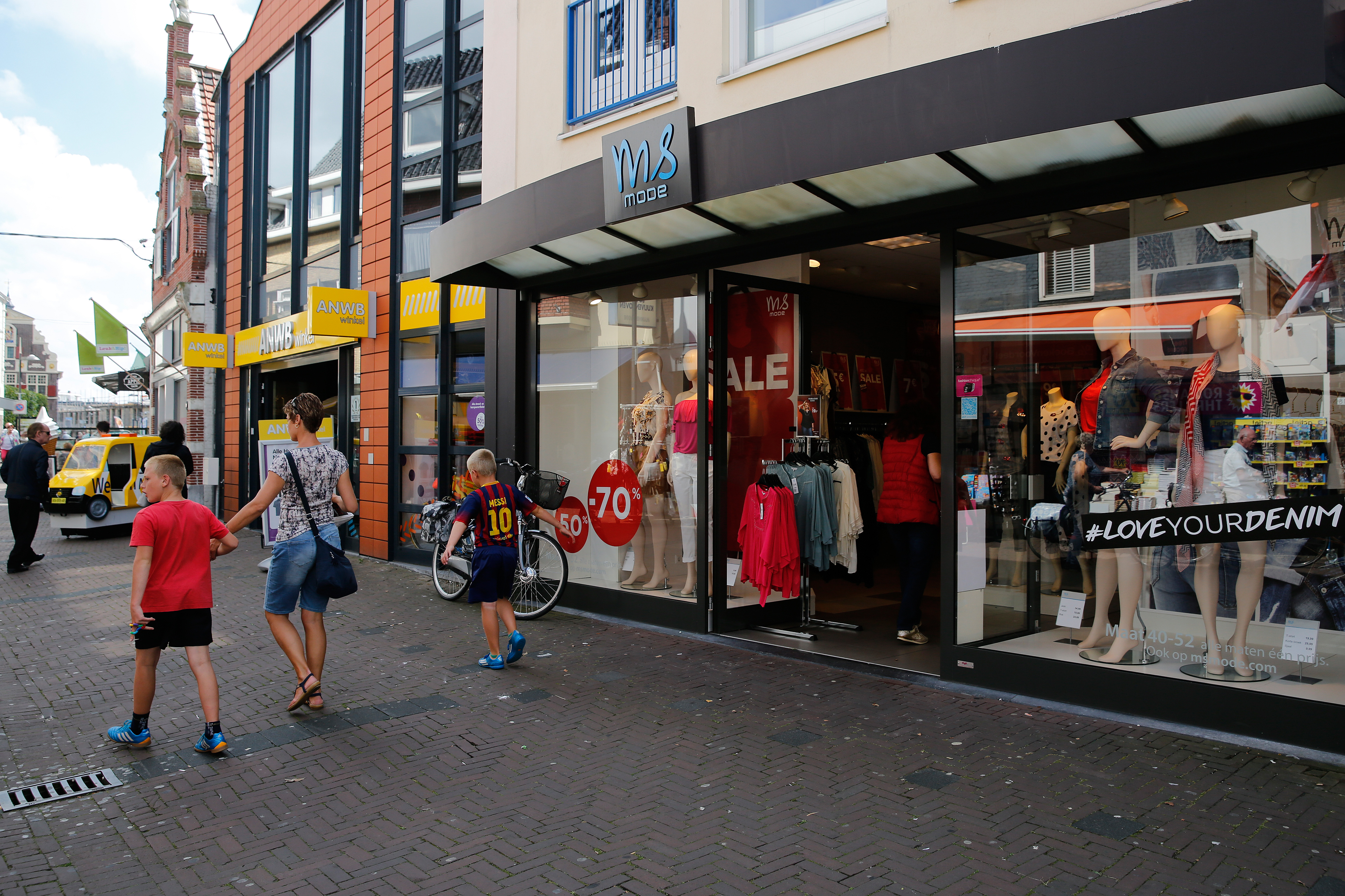 Alle winkels failliet MS Mode vandaag weer open