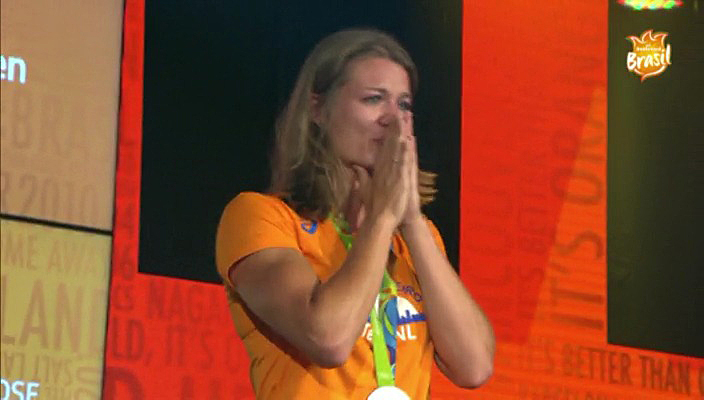 Dafne Schippers in tranen: Ik heb het wel gedaan
