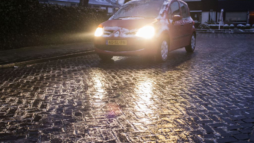 Pas op: plaatselijk glad door vorst en sneeuw