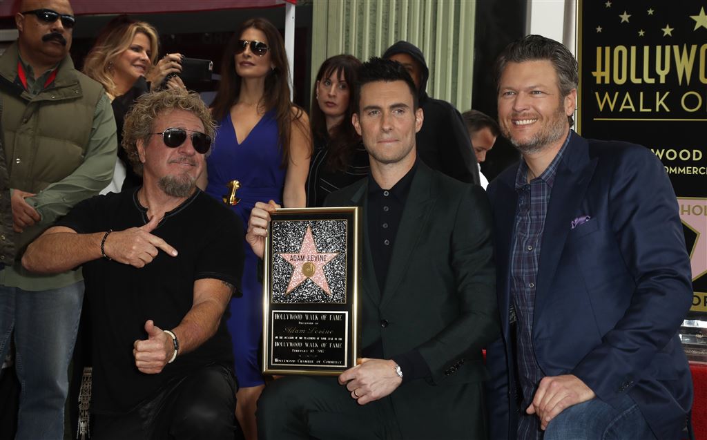 Adam Levine dankbaar voor ster Walk of Fame