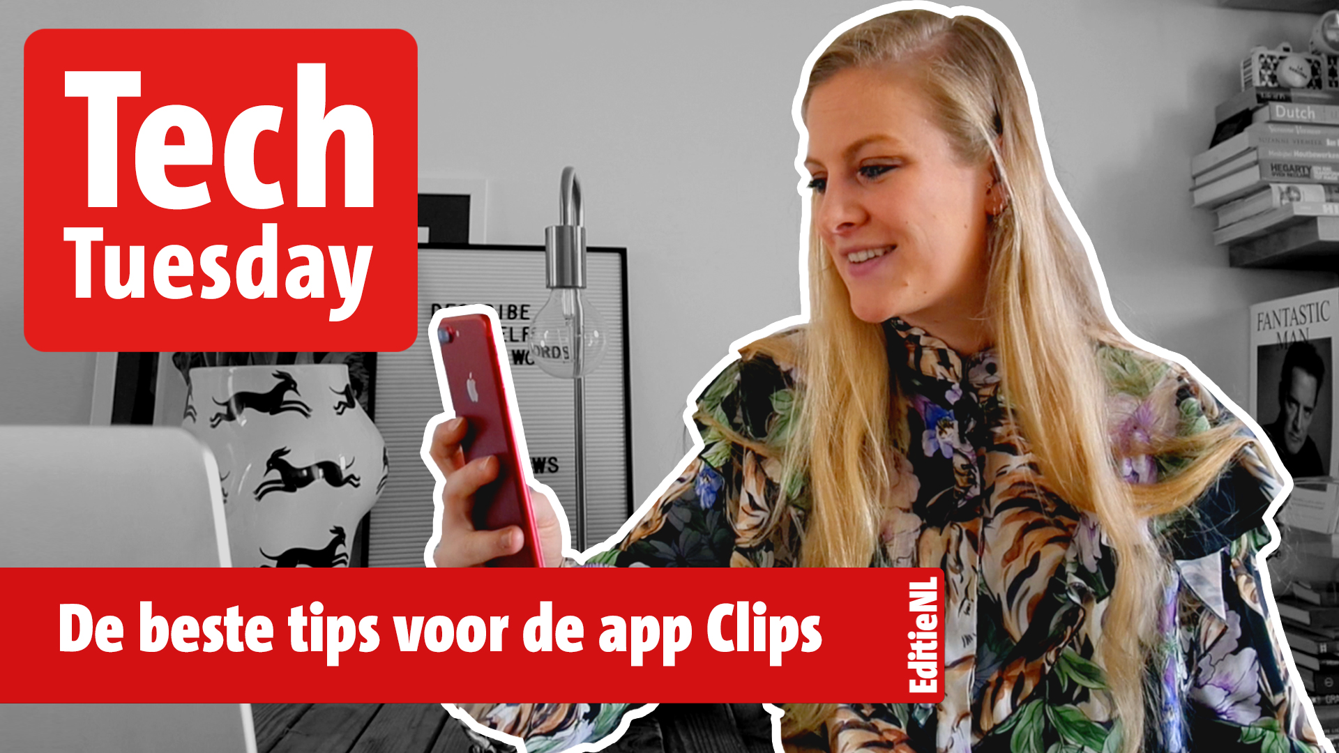 Tech Tuesday: maak én ondertitel zelf filmpjes in de app Clips