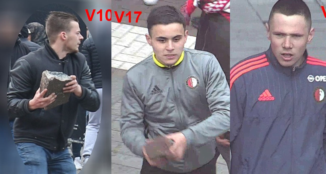 Feyenoord-hooligans melden zich bij politie