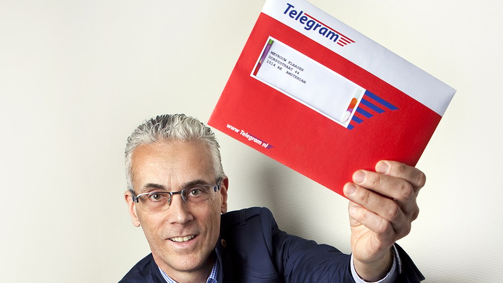 Het telegram dood? Deze Groninger verstuurt er nog 25.000 per maand