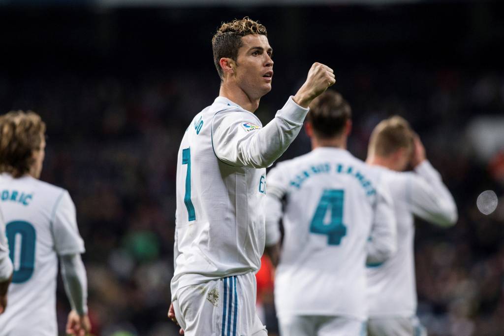 Ronaldo op schot voor Real Madrid