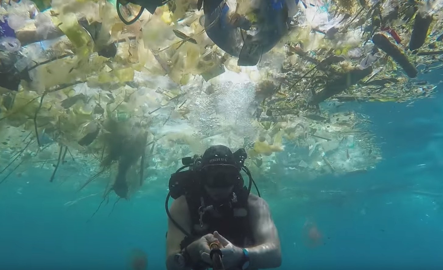 Duiker die schokkende video maakte over plastic afval in zee Bali: 'We ...
