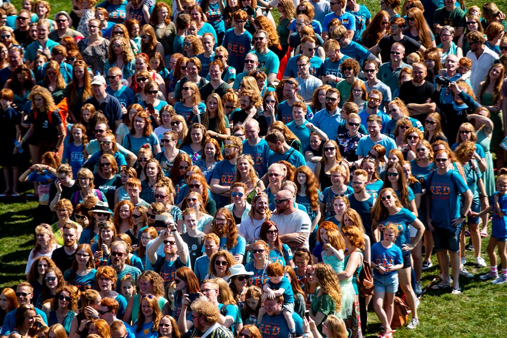 25.000 bezoekers voor 'redhot-editie' van roodharigendag in Tilburg