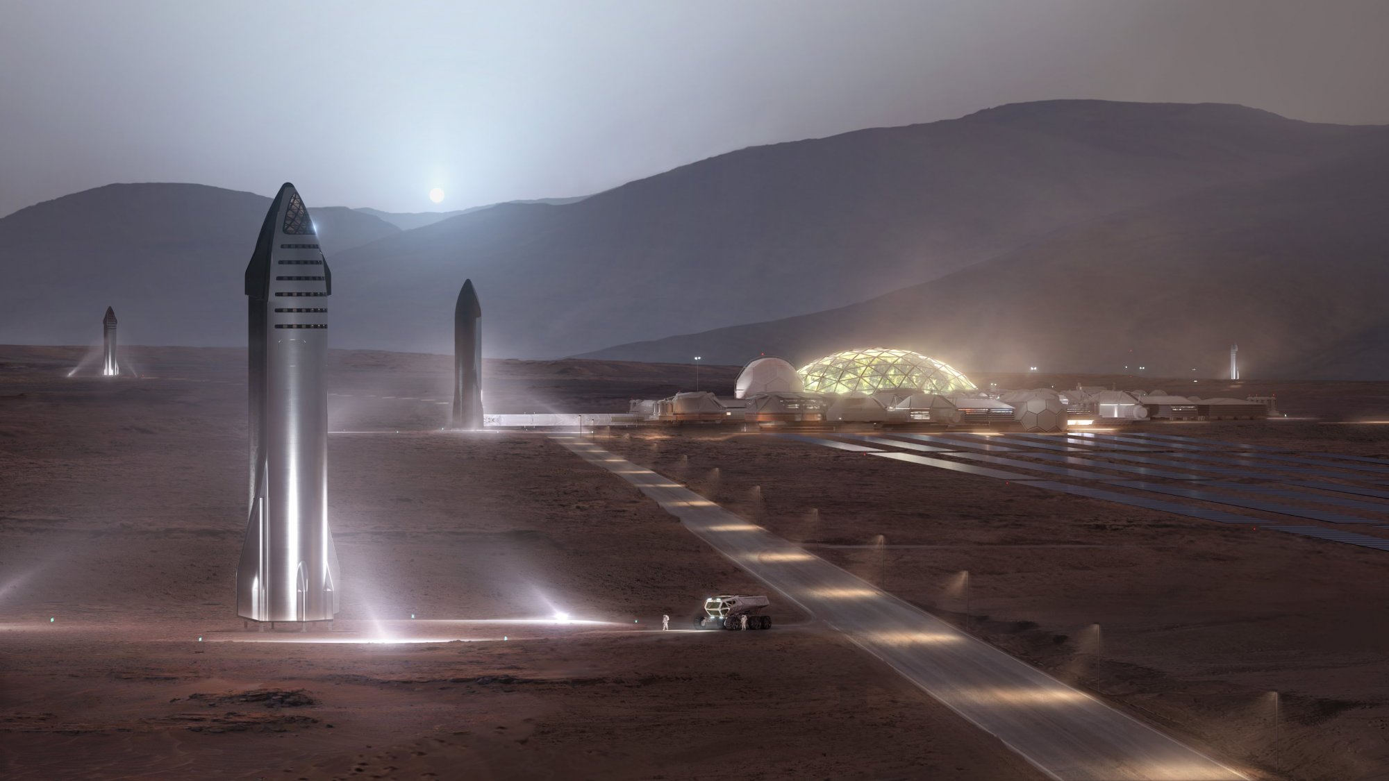 SpaceX wil met nieuw ruimteschip steden op Mars kunnen bouwen