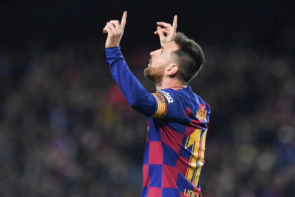 Messi 700 keer in shirt Barcelona