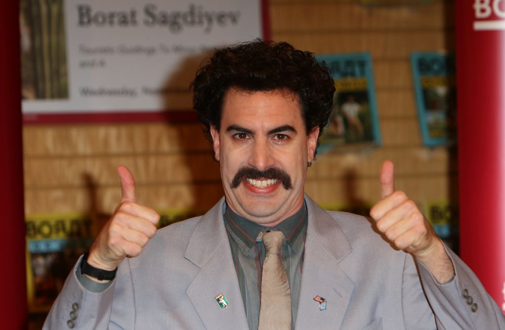 Is dit filmpje het bewijs voor de comeback van Borat?