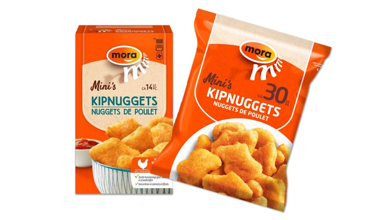 Terugroepactie kipnuggets Mora: verkeerde product in verpakking