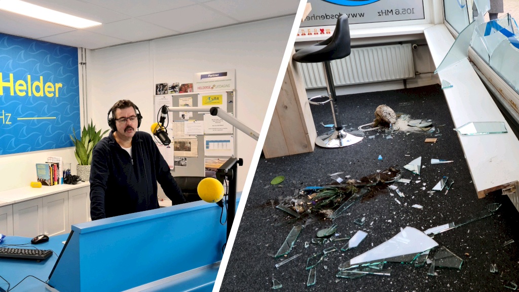 Man rijdt radiostudio binnen, dj zet rustig plaatje op: 'Ben wel wat ...