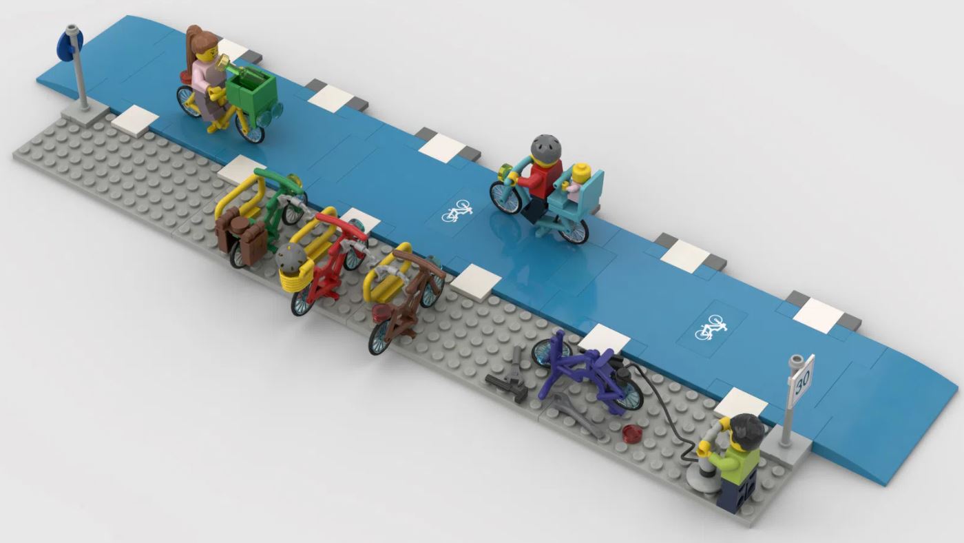 Marcel en zoontje strijden voor fietspad in Legoland: 'Waarom is dat er ...