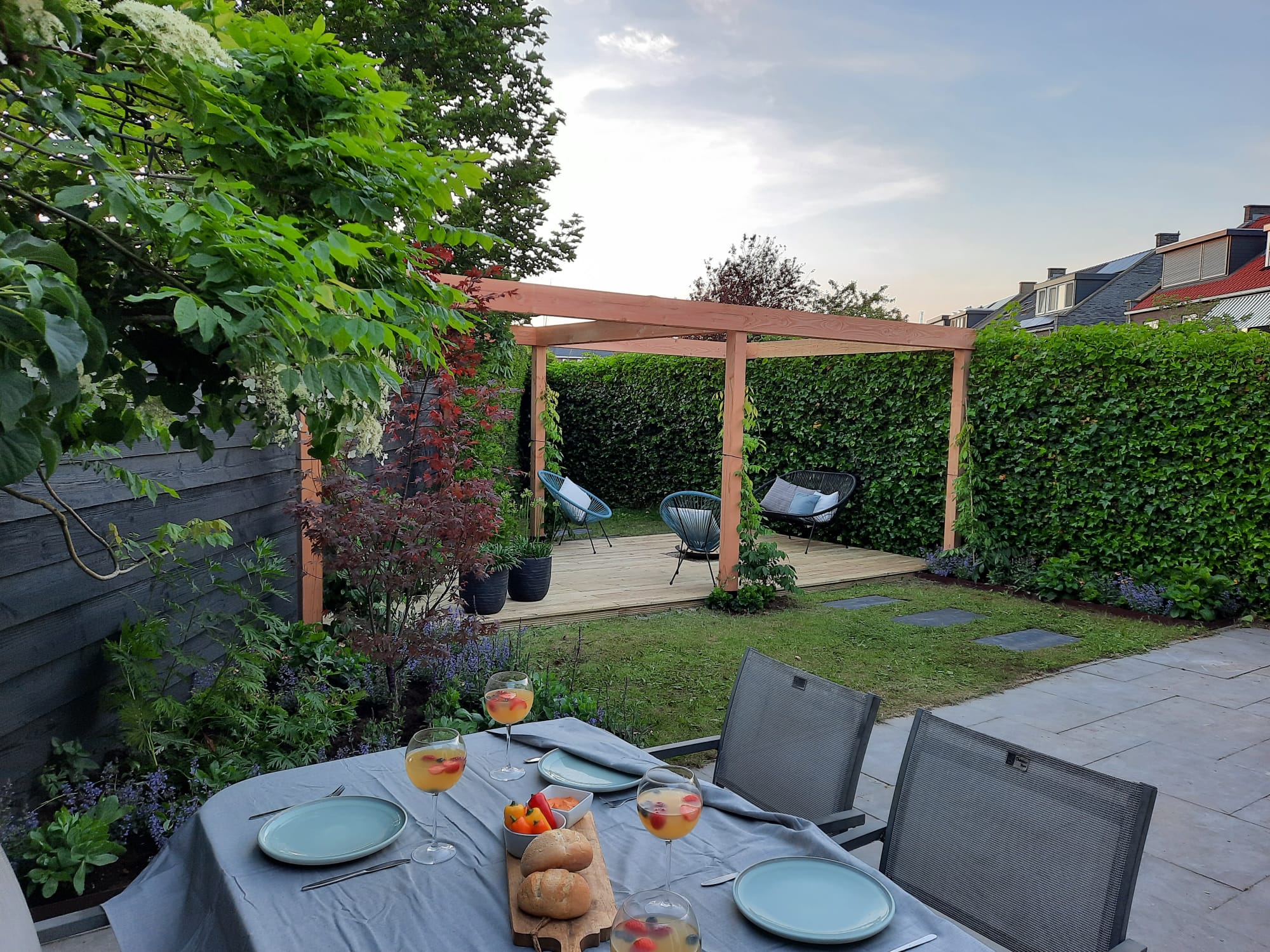 Van kale tuin naar rijke pizzapunt