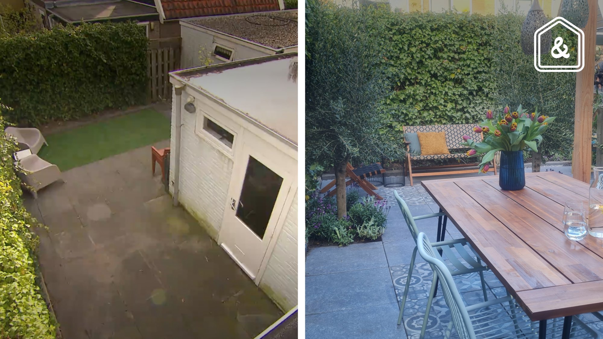 Van kale tuin naar heerlijke plek met mediterrane sferen