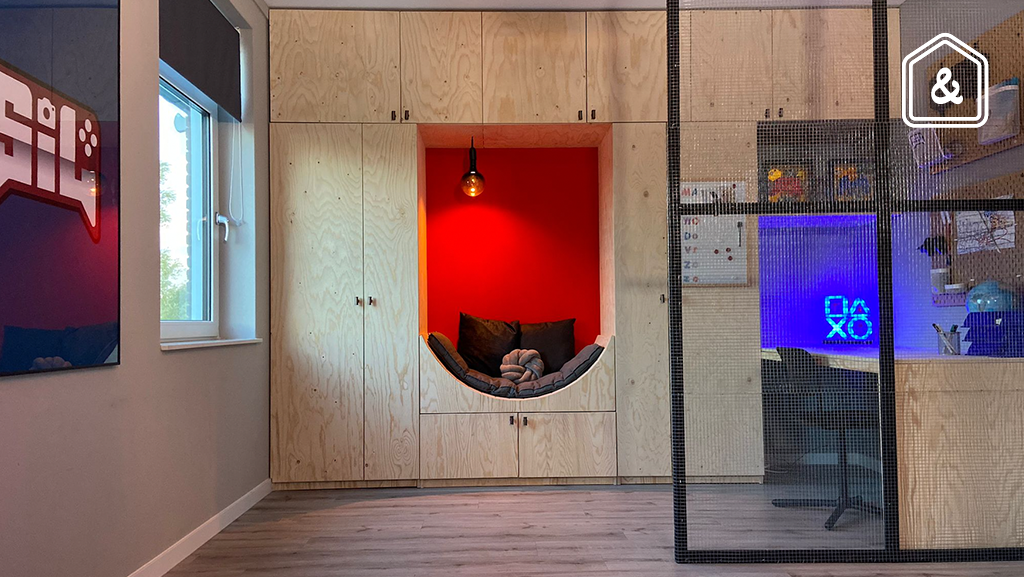 Een stoere game room voor gamer en vlogger Sil