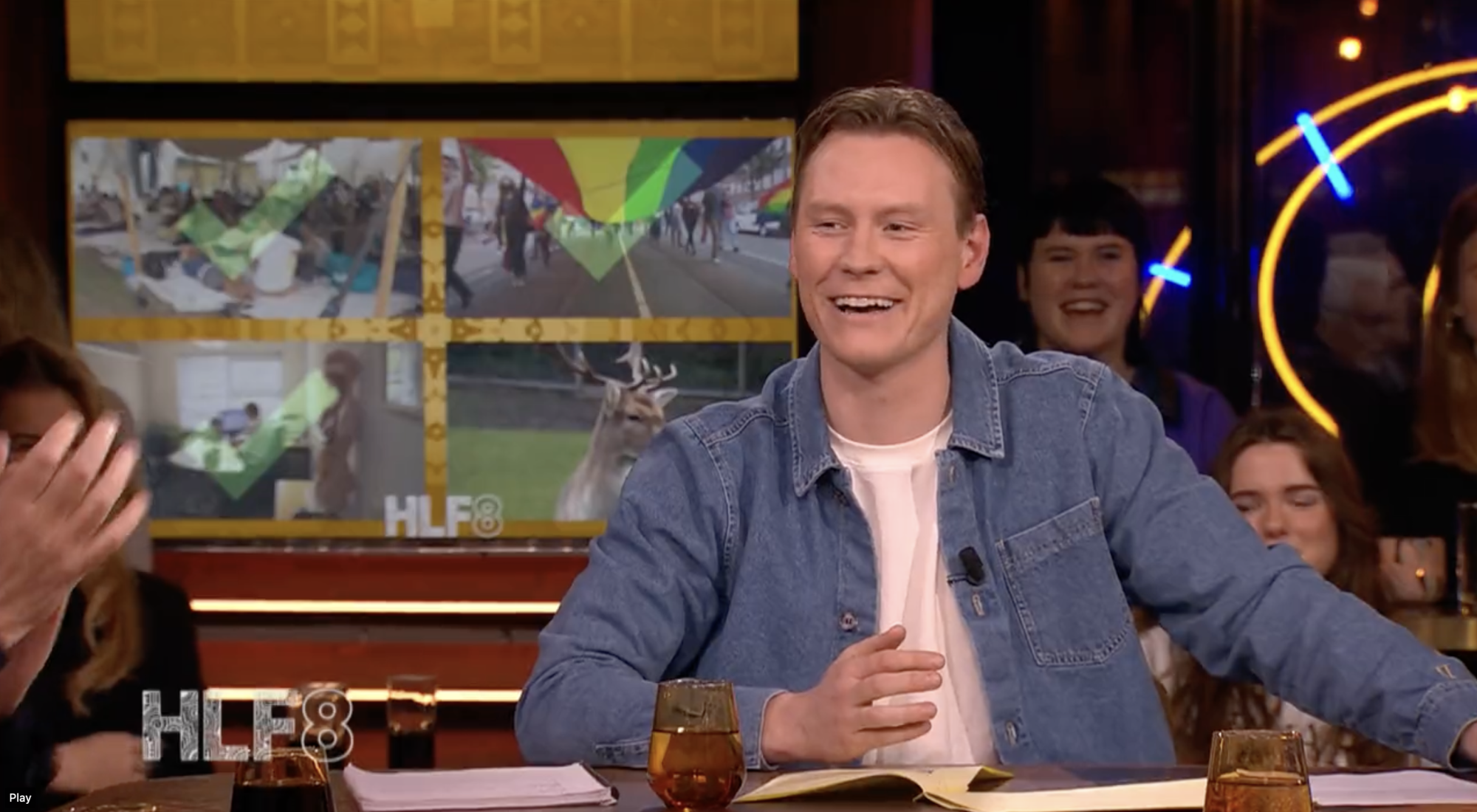 HLF8-studio barst in zingen uit voor jarige Sam Hagens