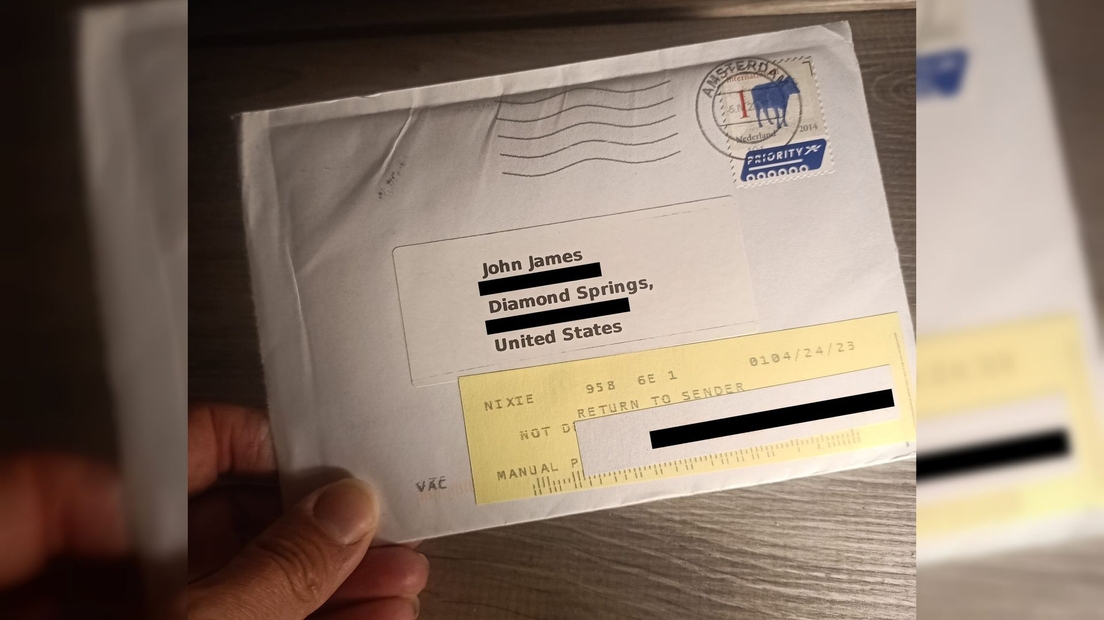 Mark vond envelop vol drugs op de mat: 'In dichtstbijzijnde prullenbak ...