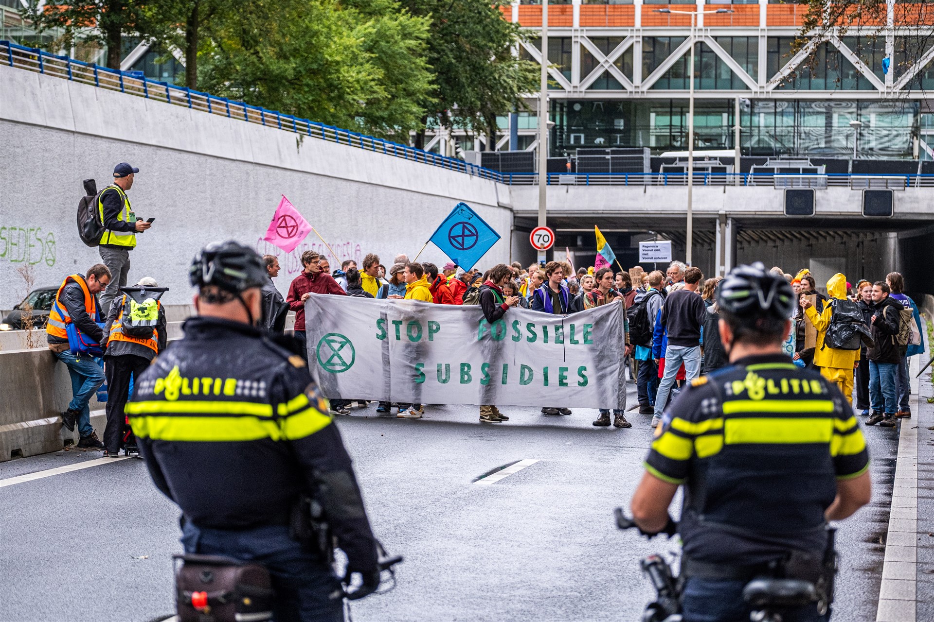 Extinction Rebellion schort blokkade A12 op