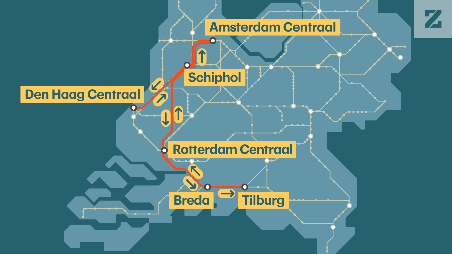 Dit zijn de NS-trajecten met de meeste vertraging | RTL Nieuws | RTL.nl