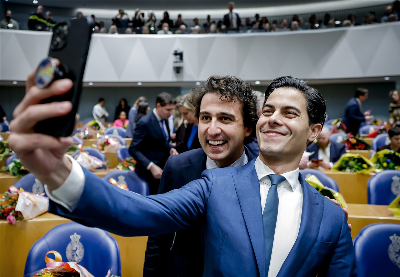 'Romance' tussen Jetten en Klaver keert terug: 'Gek filmpje'