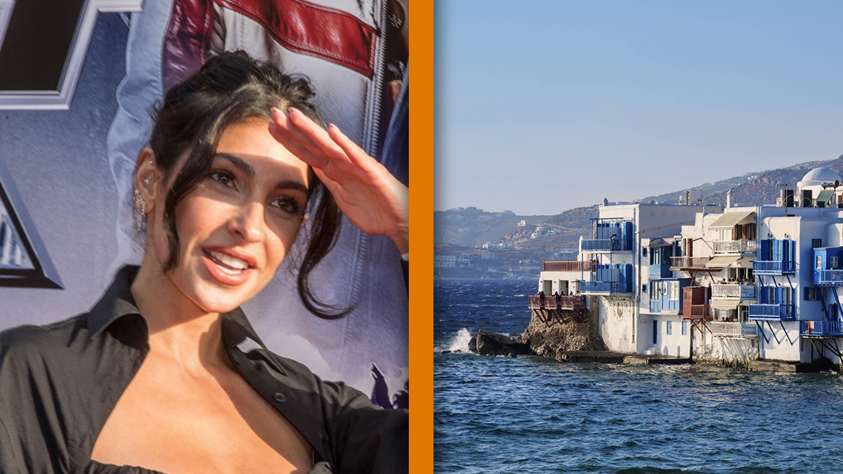 Anna Nooshin walgt van Grieks vakantie-eiland Mykonos: 'Eén dorre boel'