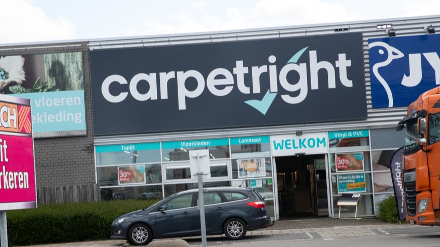 Carpetright failliet verklaard, winkels tijdelijk dicht