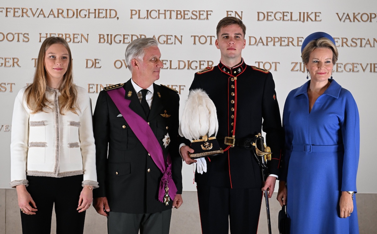 Belgische prins Gabriël schrijft geschiedenis aan militaire school