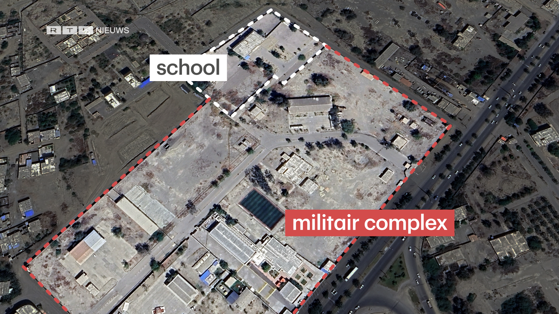 'Basisschool Iran waarschijnlijk geraakt bij aanval VS op militaire basis'