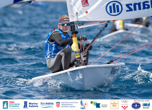 Zeilster Wind vijfde op EK in ILCA6-klasse
