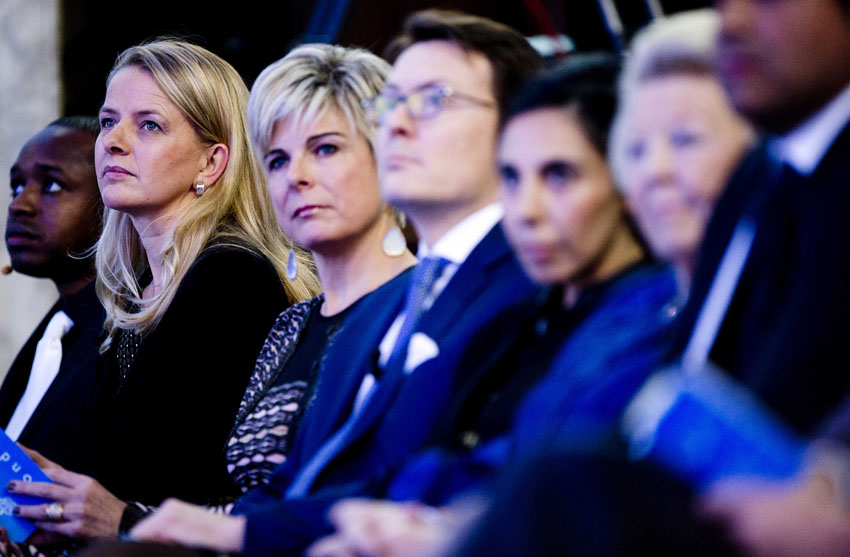 Prinses Mabel voor het eerst weer in openbaar