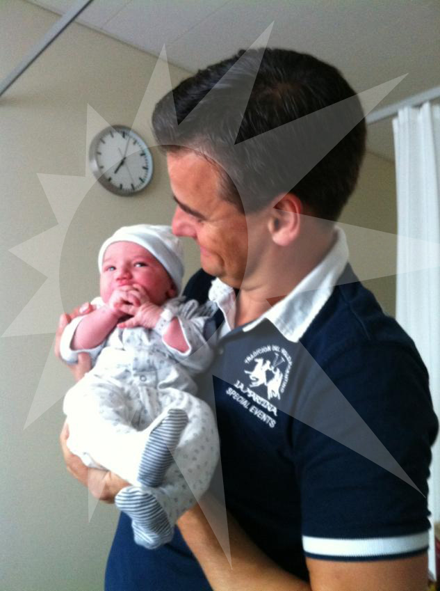 Wilfred Genee vader van een zoon