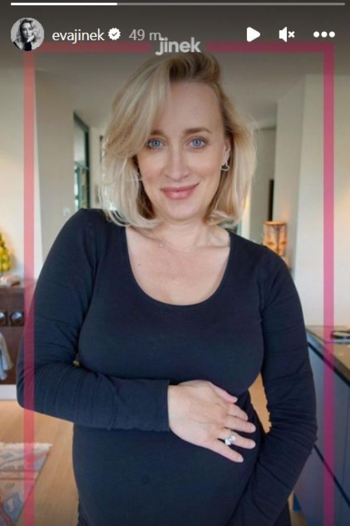 Eva Jinek deelt kiekje van babybuik: 'We zijn er klaar voor!'