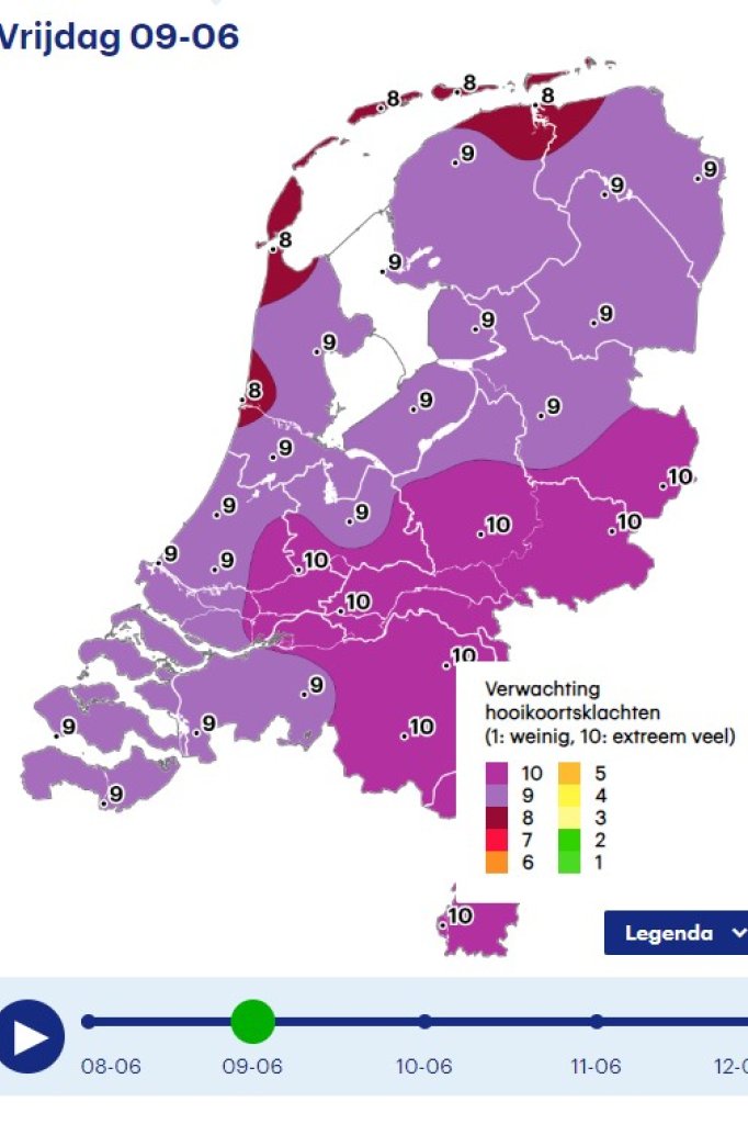 Vooral morgen extreem veel pollen in de lucht, run op hooikoortsmiddelen